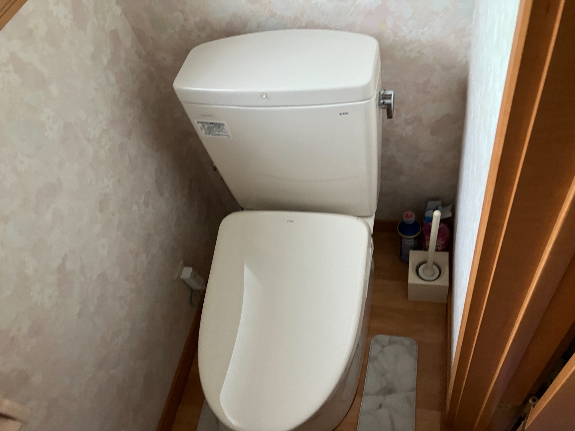 渋川市 トイレ工事 〈TOTO ピュアレストQR＋アプリコットF1A〉 | リフォームモリハウス｜渋川市,吉岡町,榛東村,東吾妻町水廻りリフォーム専門店