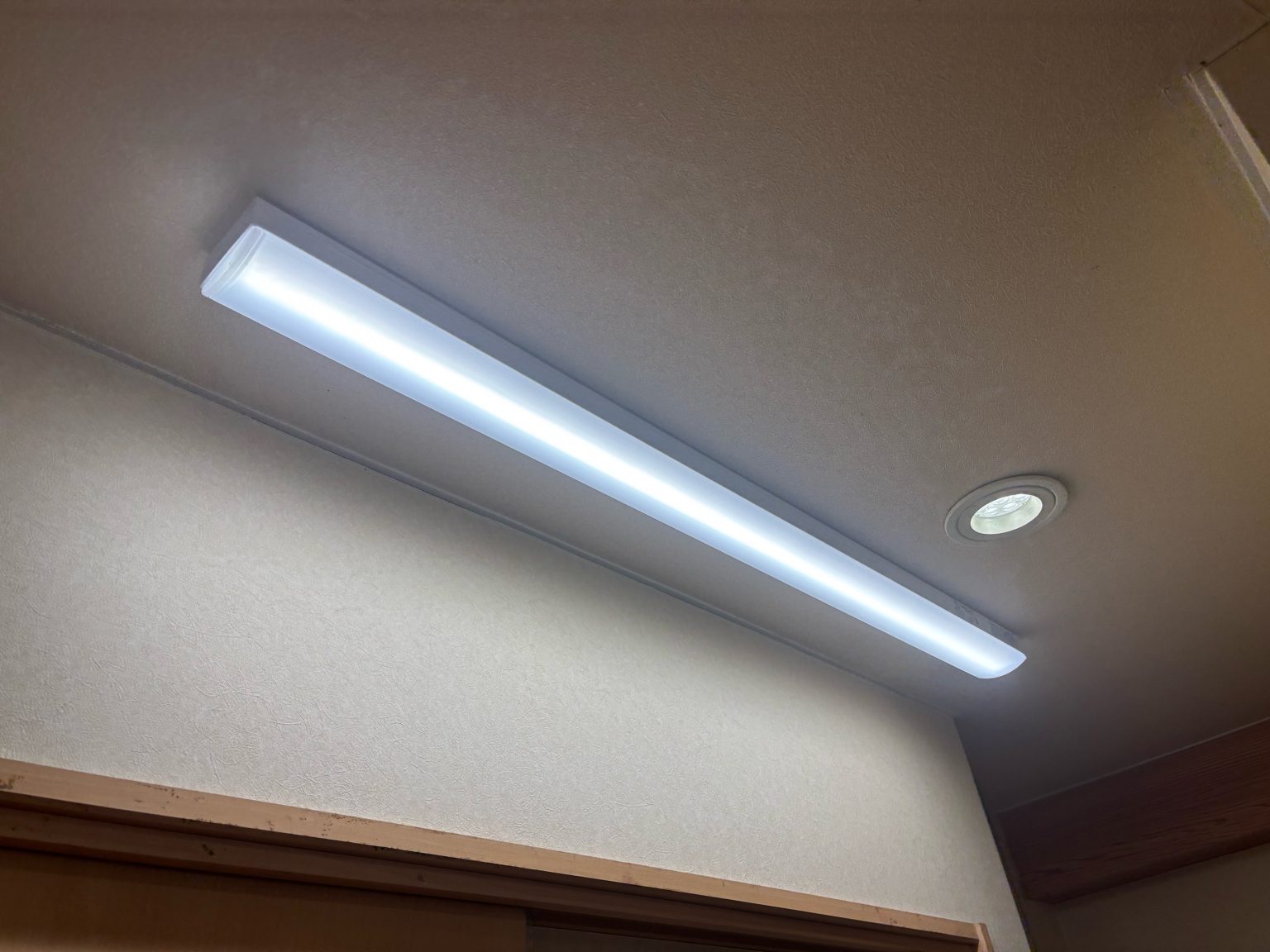 渋川市 台所照明工事 〈オーデリック OL291 126R4B〉 | リフォームモリハウス｜渋川市,吉岡町,榛東村,東吾妻町水廻りリフォーム専門店